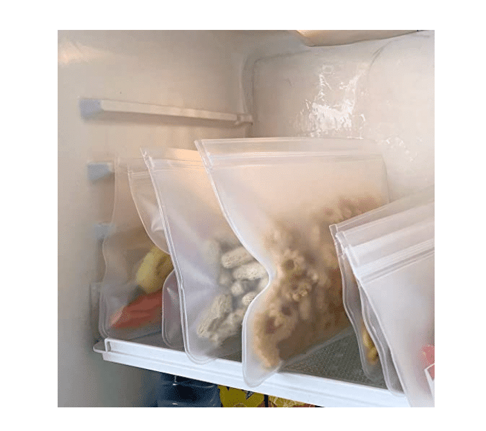 Pack of 8 Reusable Food Zip Lock Bags - Trendz of today