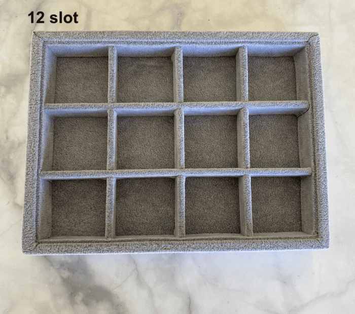 Grey Jewellery Drawer Organisers - Trendz of today