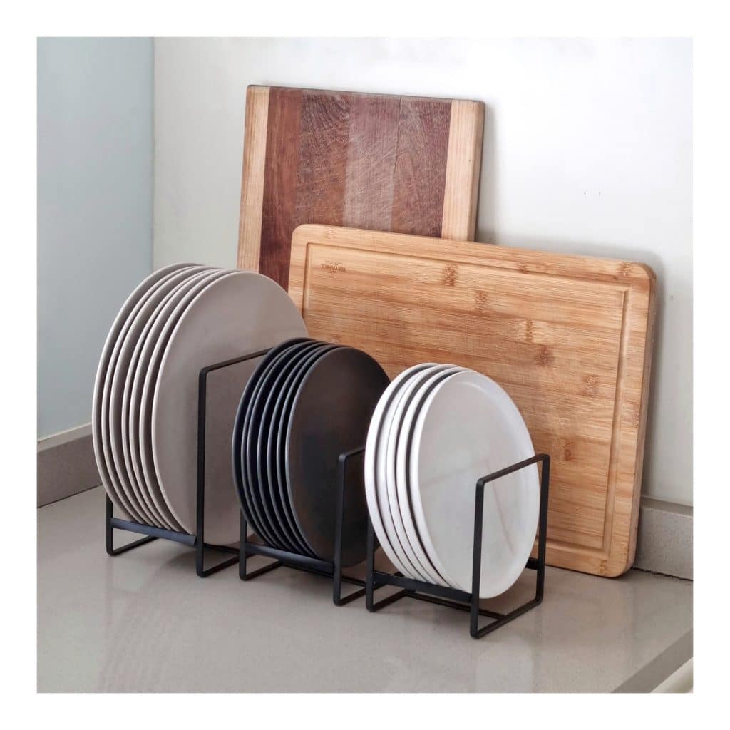 Pack of 2 Vertical Plate Stackers - Trendz of today