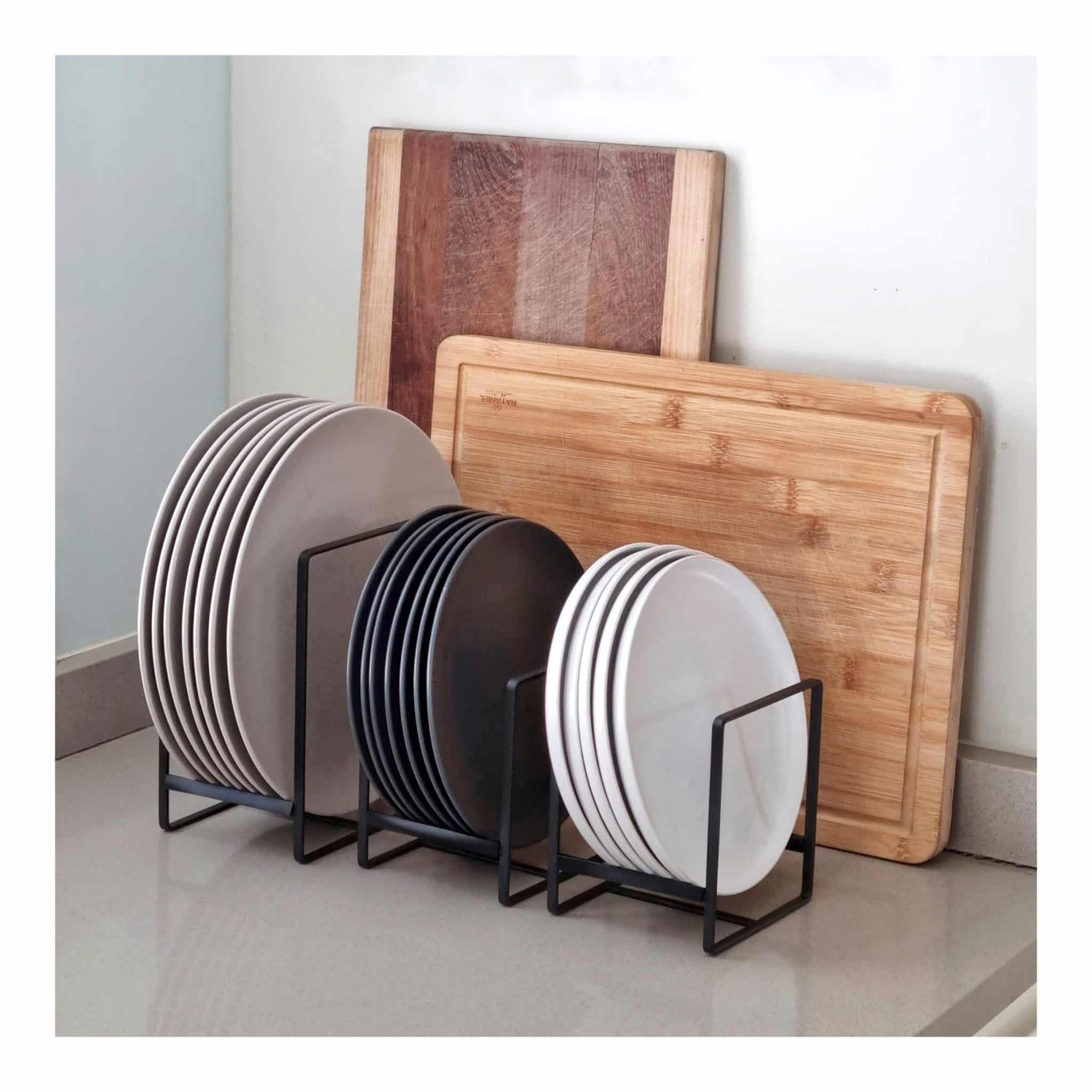 Pack of 2 Vertical Plate Stackers - Trendz of today