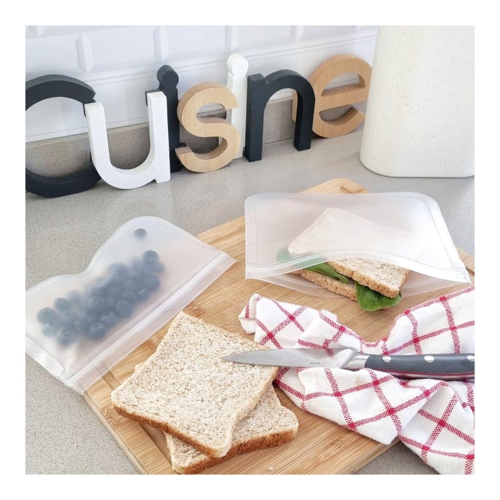 Pack of 8 Reusable Food Zip Lock Bags - Trendz of today