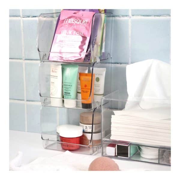 U-shaped stackable clear storage bins - Trendz of today