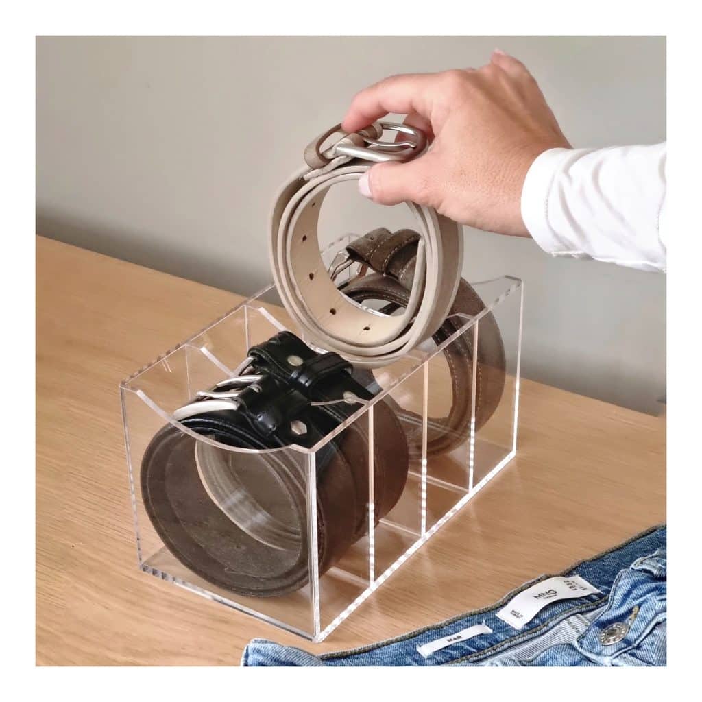Acrylic Belt Organiser - Trendz of today