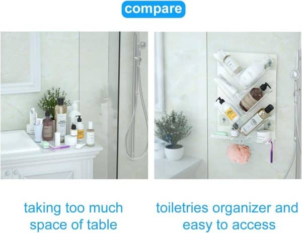 Luxury Acrylic Shower Caddy ( Wall mounted) - Trendz of today