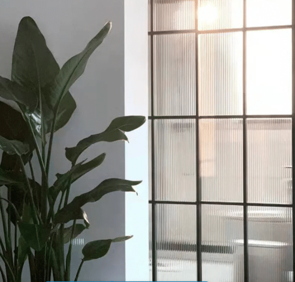 Reeded / Fluted Glass Adhesive Film ( 1 Meter) - Trendz of today