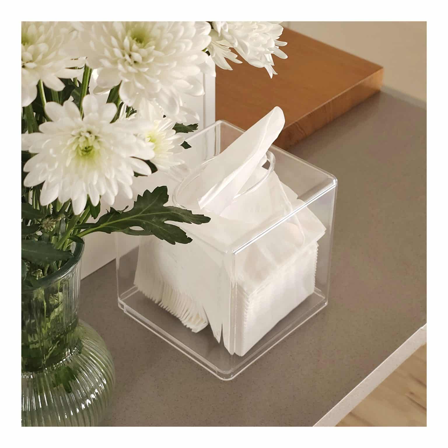 Square Acrylic Tissue Box - Trendz of today